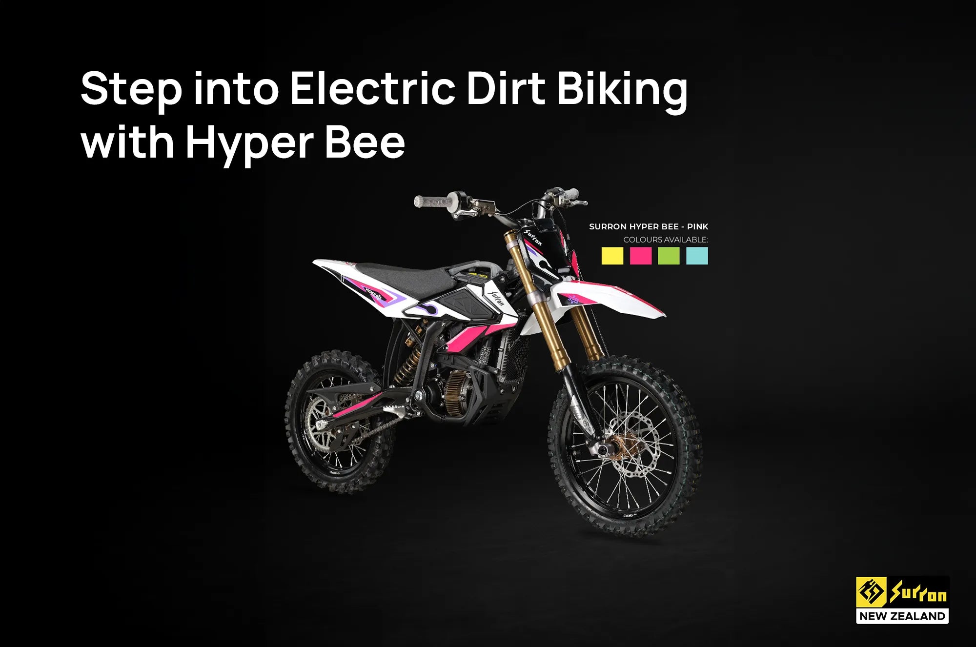Buy Surron Hyper Bee in NZ | Beginner Electric Dirt Bike – Surron New ...