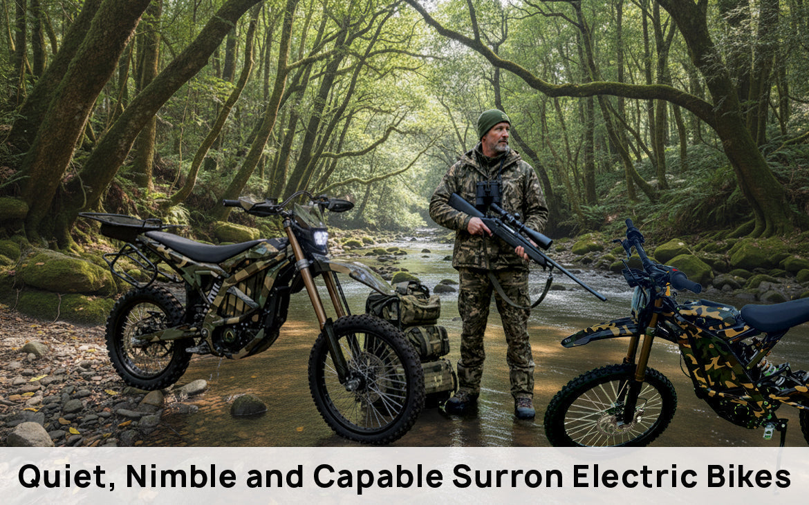 Surron Hunter Edition Camo Bikes: Field-Test Review of the Light Bee X ...