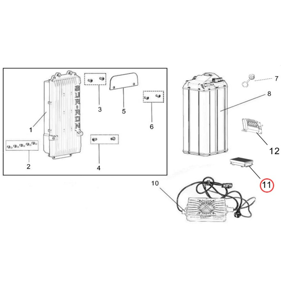 Surron Light Bee X/L1E - Battery BMS board (60V Battery) (MPC:26220-YQ ...